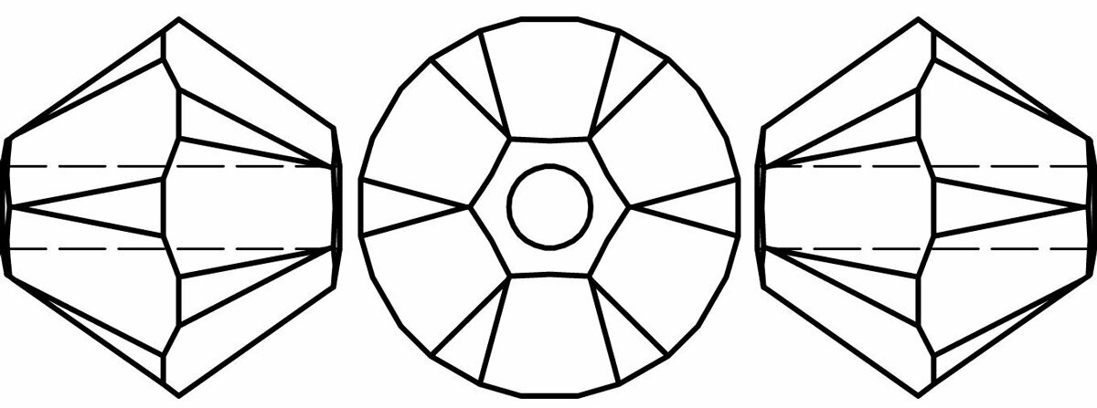 5328-FQ92 стеклянная бусина - декоративная деталь для украшений, мелкая и ровная цвет золото (light colorado topaz 246)