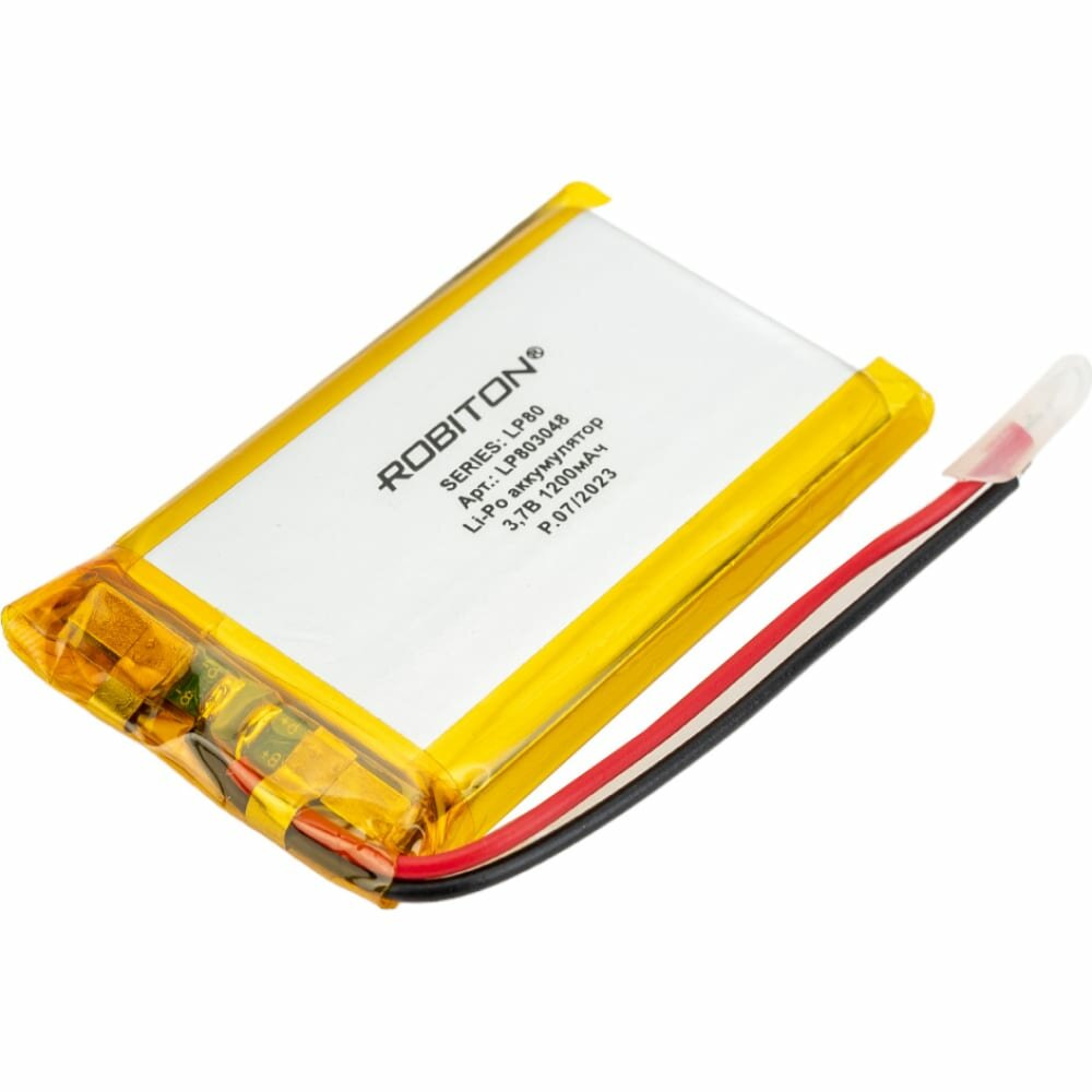 Аккумулятор ROBITON LP803048 3.7В 1200мАч 15750