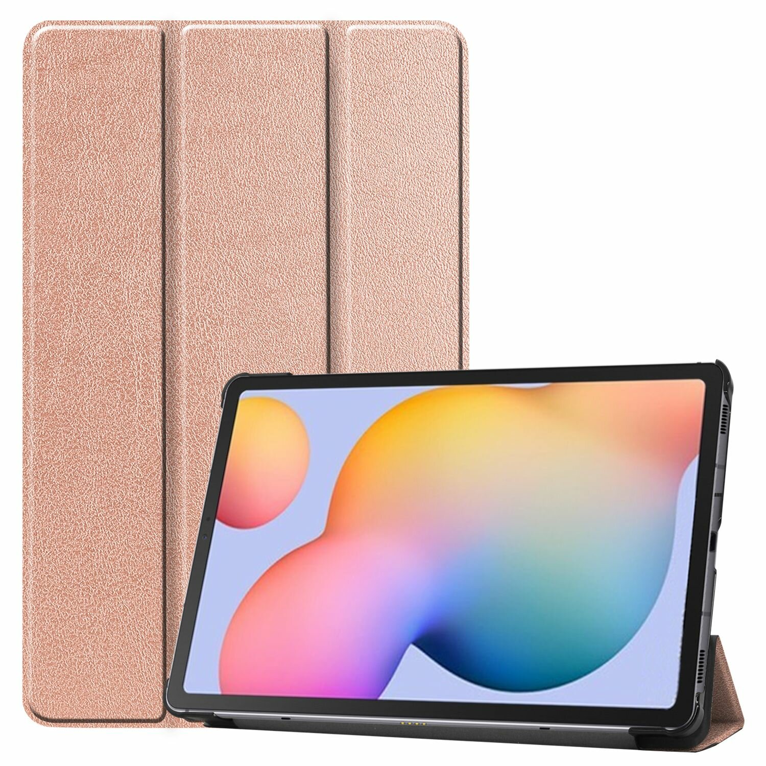 Чехол для Samsung Galaxy Tab S6 Lite (2020-2022) 10.4" розовое золото