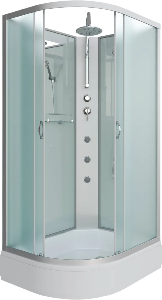 Душевая кабина Niagara Classic NG-33294-14RBKTG 120х90 см, без крыши, с гидромассажем и тропическим душем 332944RBKTG