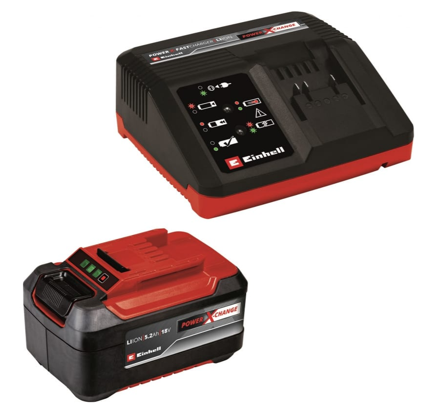 Устройство зарядное + аккумулятор PXC 5.2Ah & 4A Fastcharger Einhell 4512114