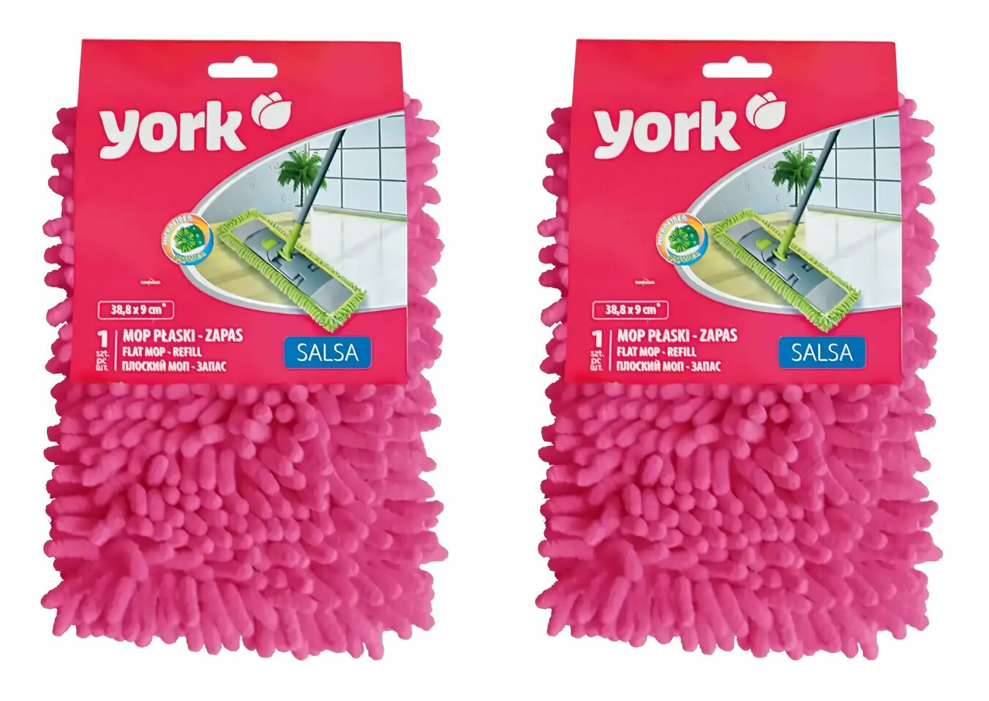 YORK Запаска для швабры Сальса,2шт.
