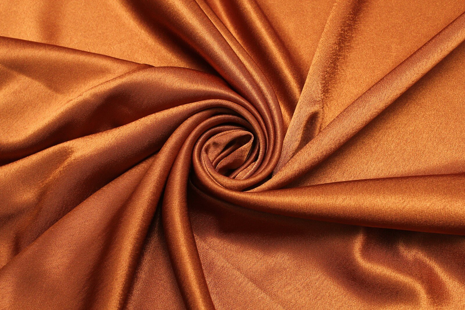 Ткань Креп-атлас коньячный, ш145см, 0,5 м