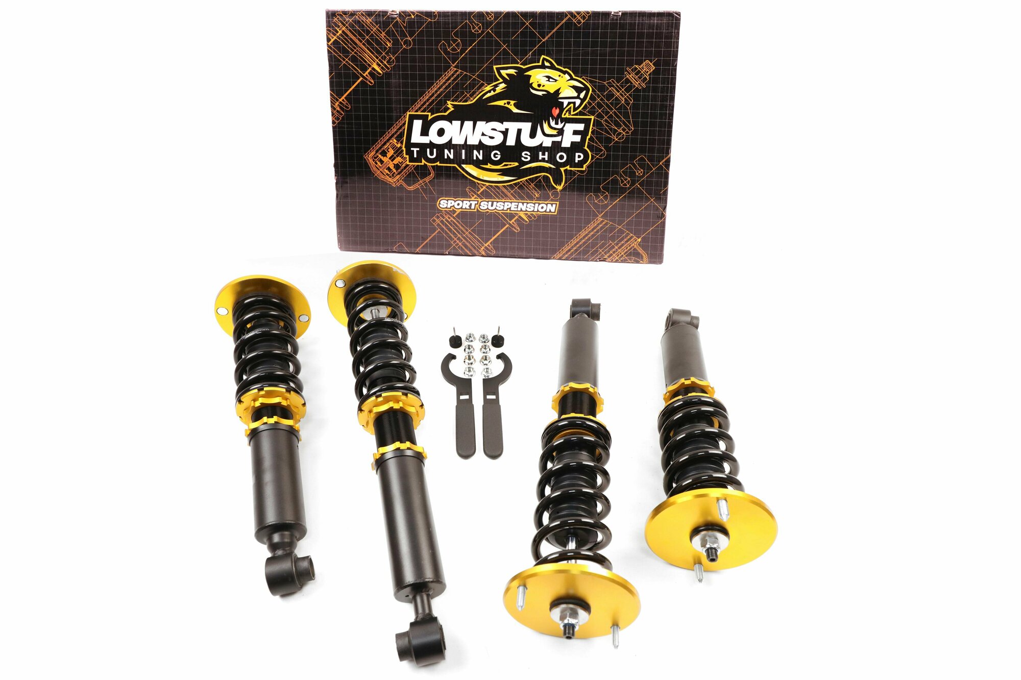 Nissan Skyline R33 1995 - 1998 винтовая подвеска фултап койловеры с регулировкой высоты и жесткости LOWSTUFF EVO-III LSCSNI123
