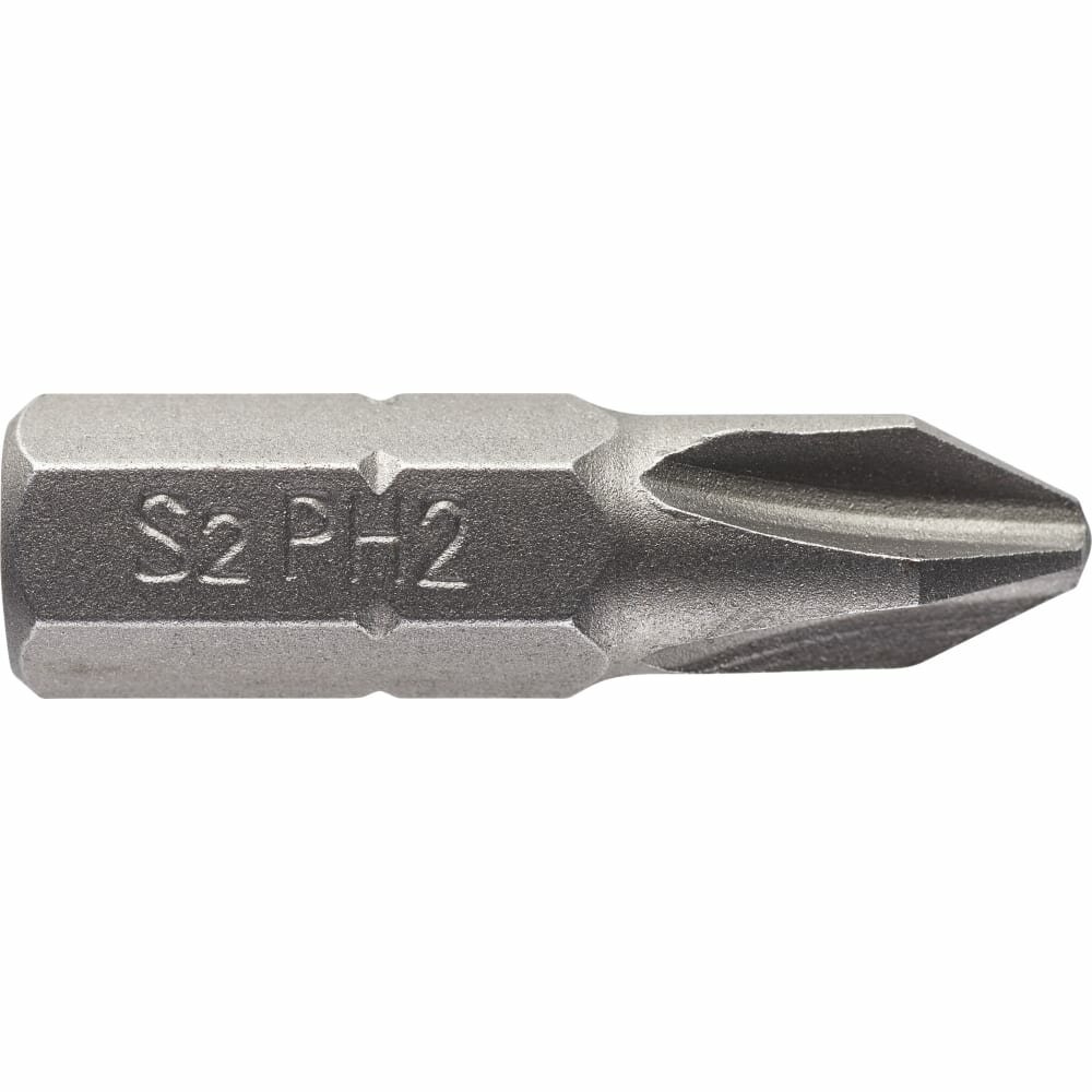 Биты AEG ASDPH22510, PH2, 25 мм, комплект из 10 штук, для шуруповертов, магнитный наконечник, материал — фото 1
