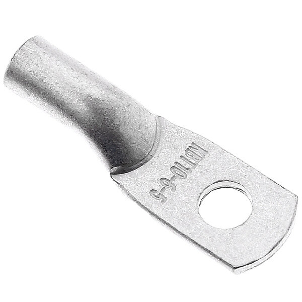 Наконечник 40832 ТМЛ 10-6-5 медный 10мм2 луженый под опрессовку (КВТ) (100 шт. в комплекте)