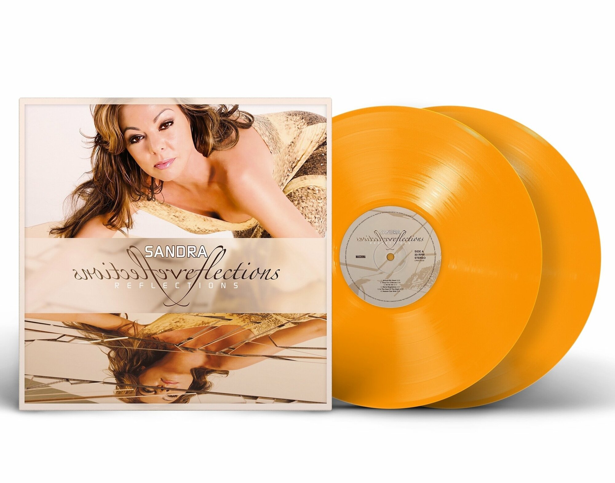 Виниловая пластинка Sandra - Reflections ( Limited Edition Orange vinyl . 2LP )