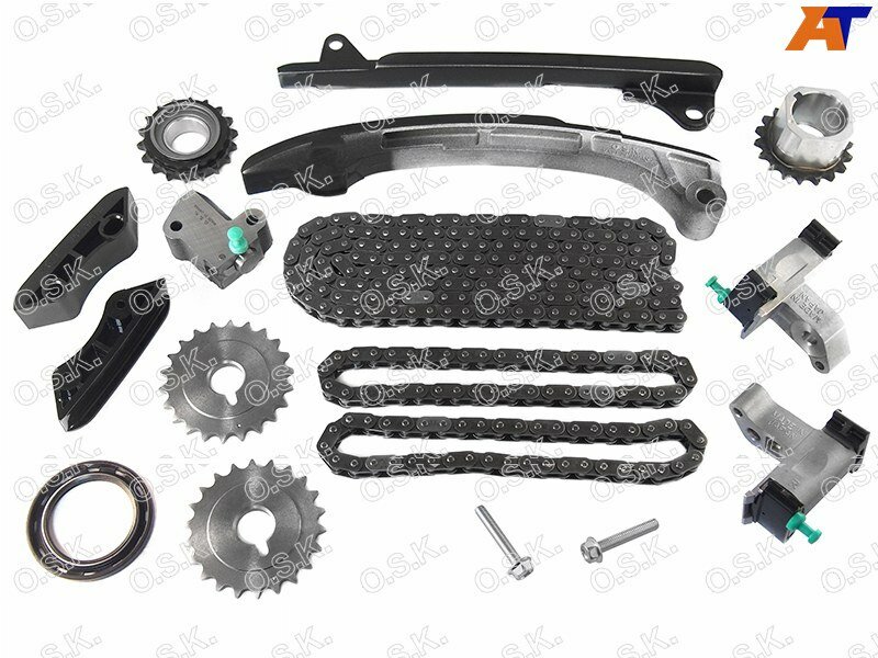 Комплект замены цепи ГРМ Toyota Hilux Pick Up 01-20 / Land Cruiser 07-23 1GRFE OSK арт. T055K