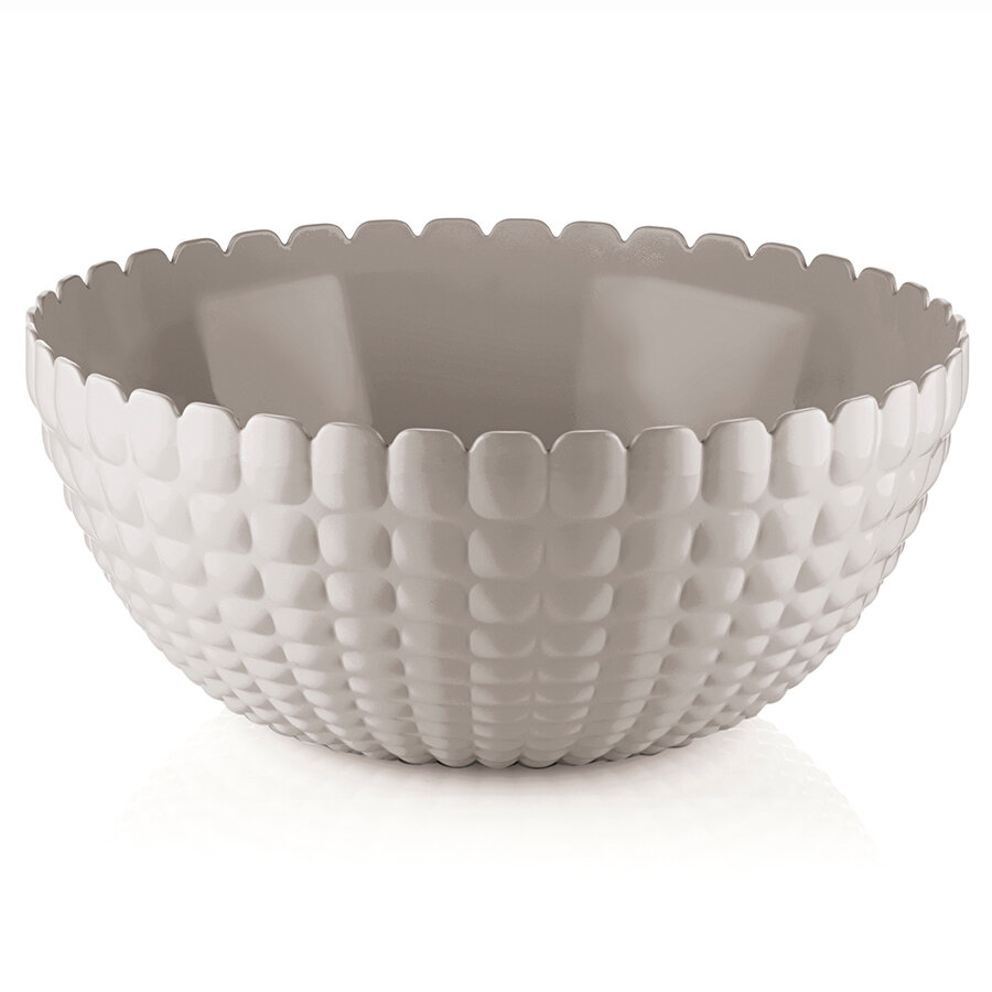 Салатник Guzzini Tiffany, D30 см, серо-бежевый