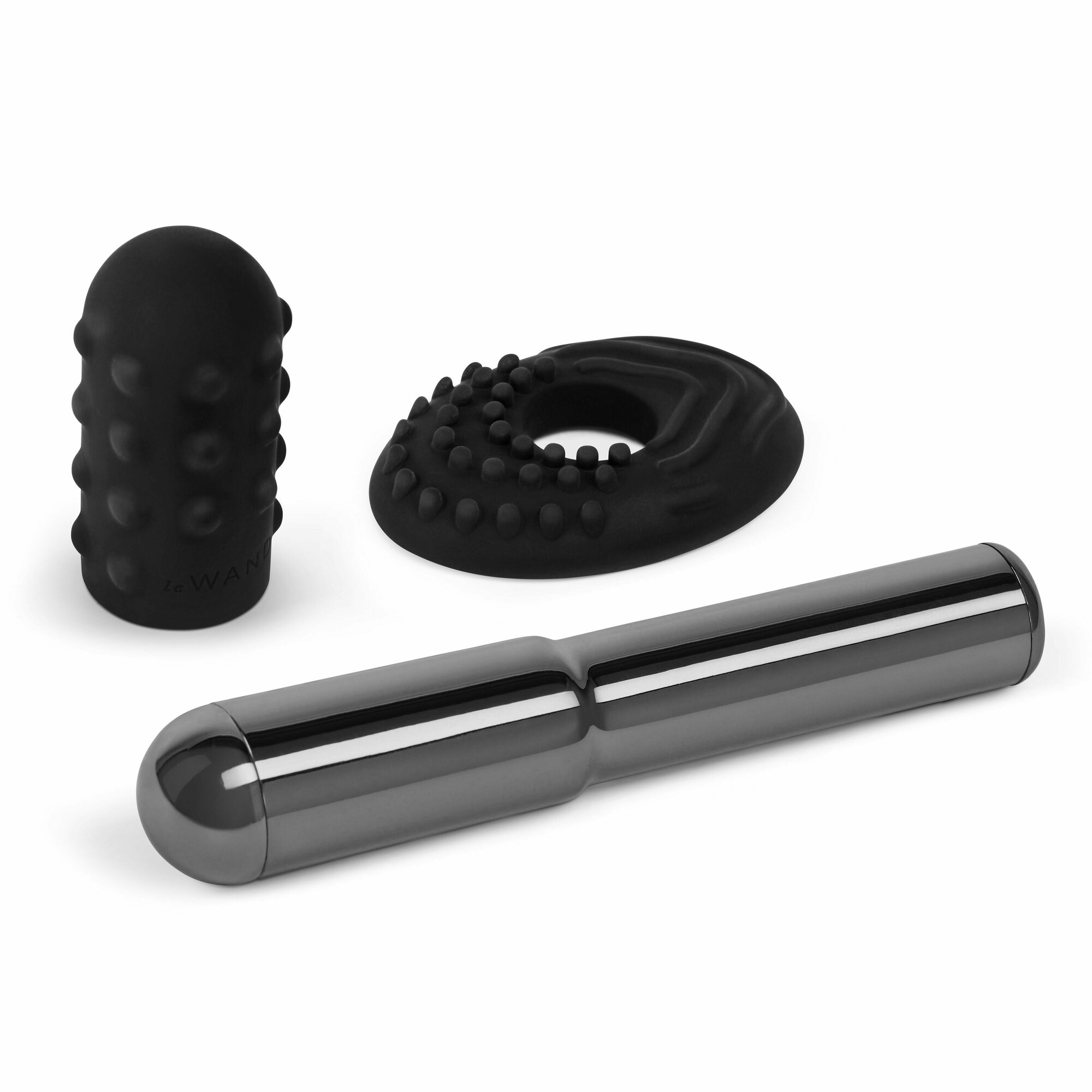 Люксовый вибратор Le Wand Grand Bullet темный графит