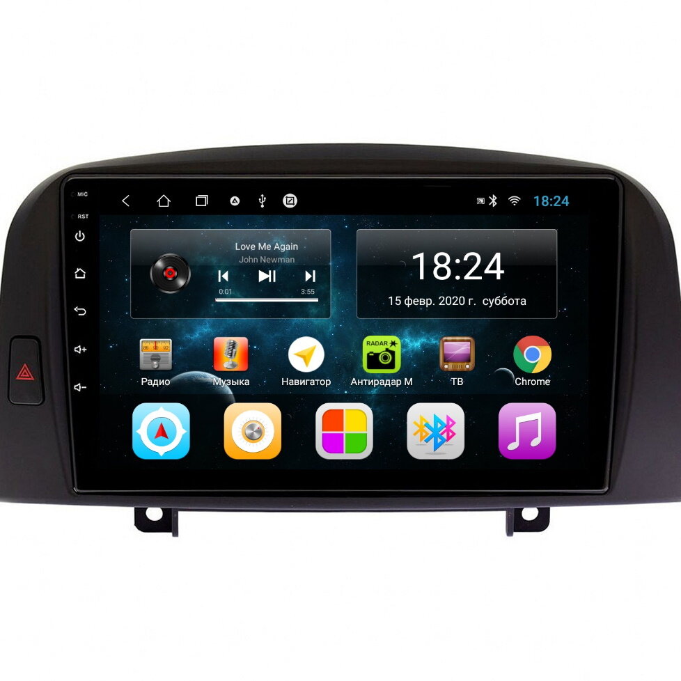 Магнитола CRS-300 Хендай Соната 5 Hyundai Sonata 5 (NF) 2004-2007 - Android 13 - DSP 18 полос