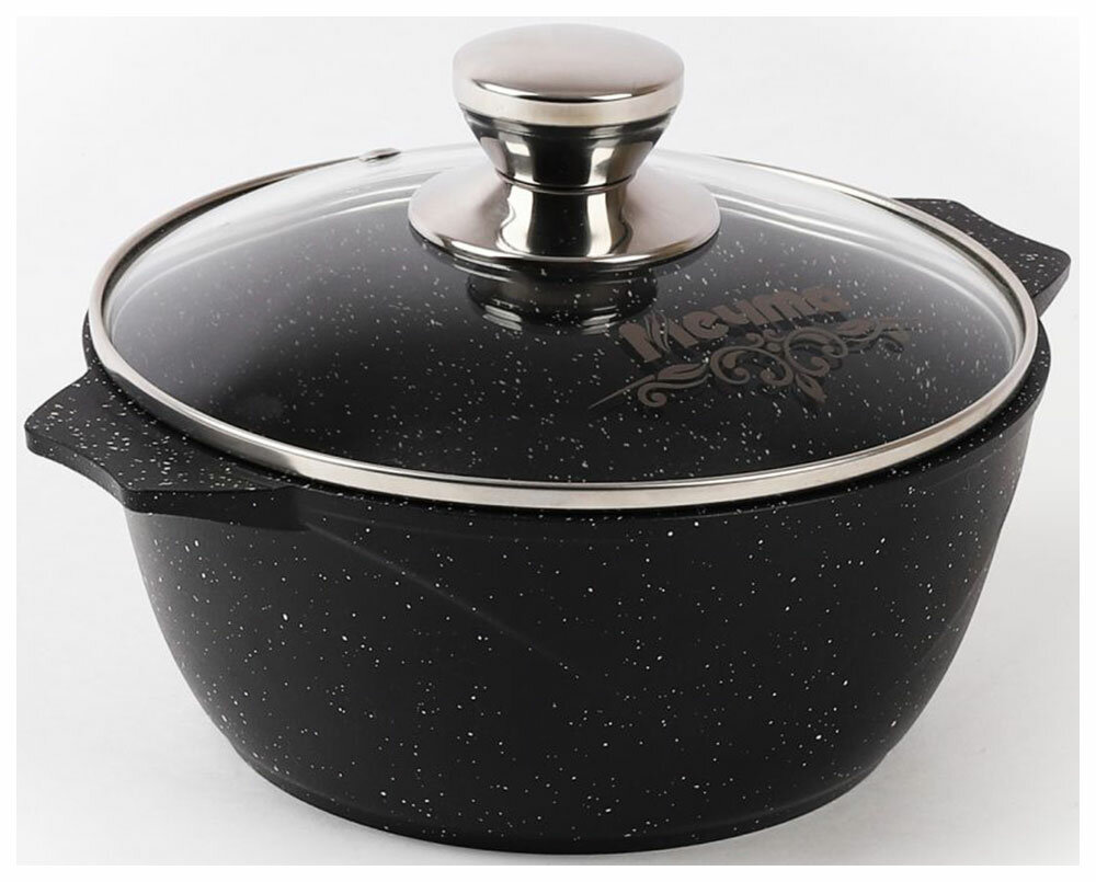 Кастрюля Мечта Гранит Black, 1 л (41802)