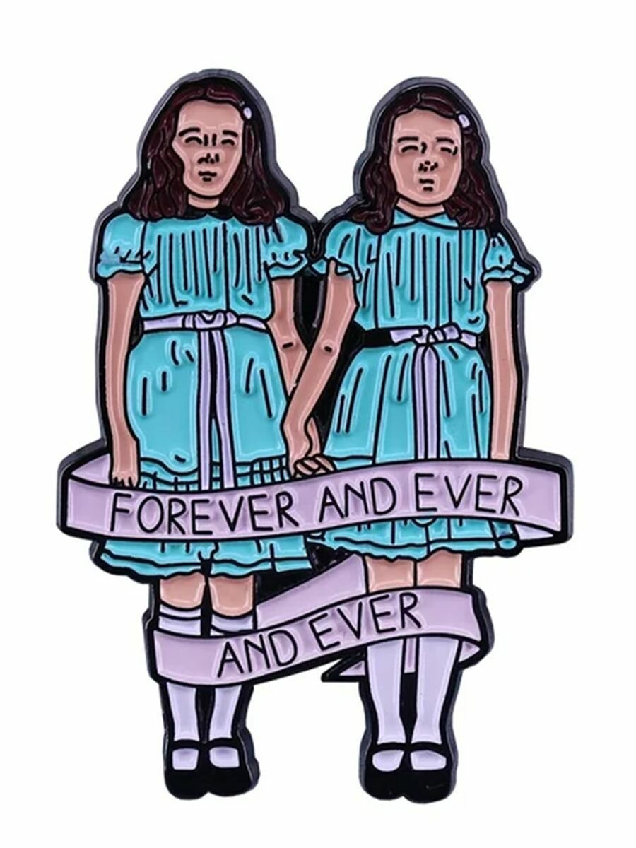 Значок Сестры - призраки Алекса и Алекси Грейди отеля Оверлук из фильма Сияние