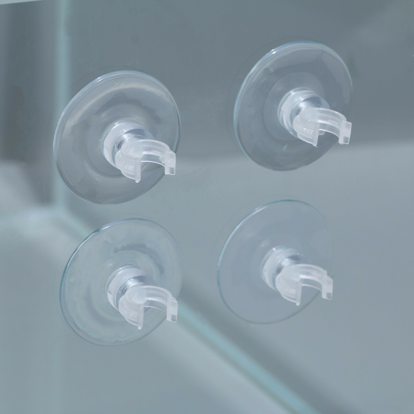 Пижон Аква Набор присосок с держателем, силиконовые, Ф12 мм, 4 шт в упаковке