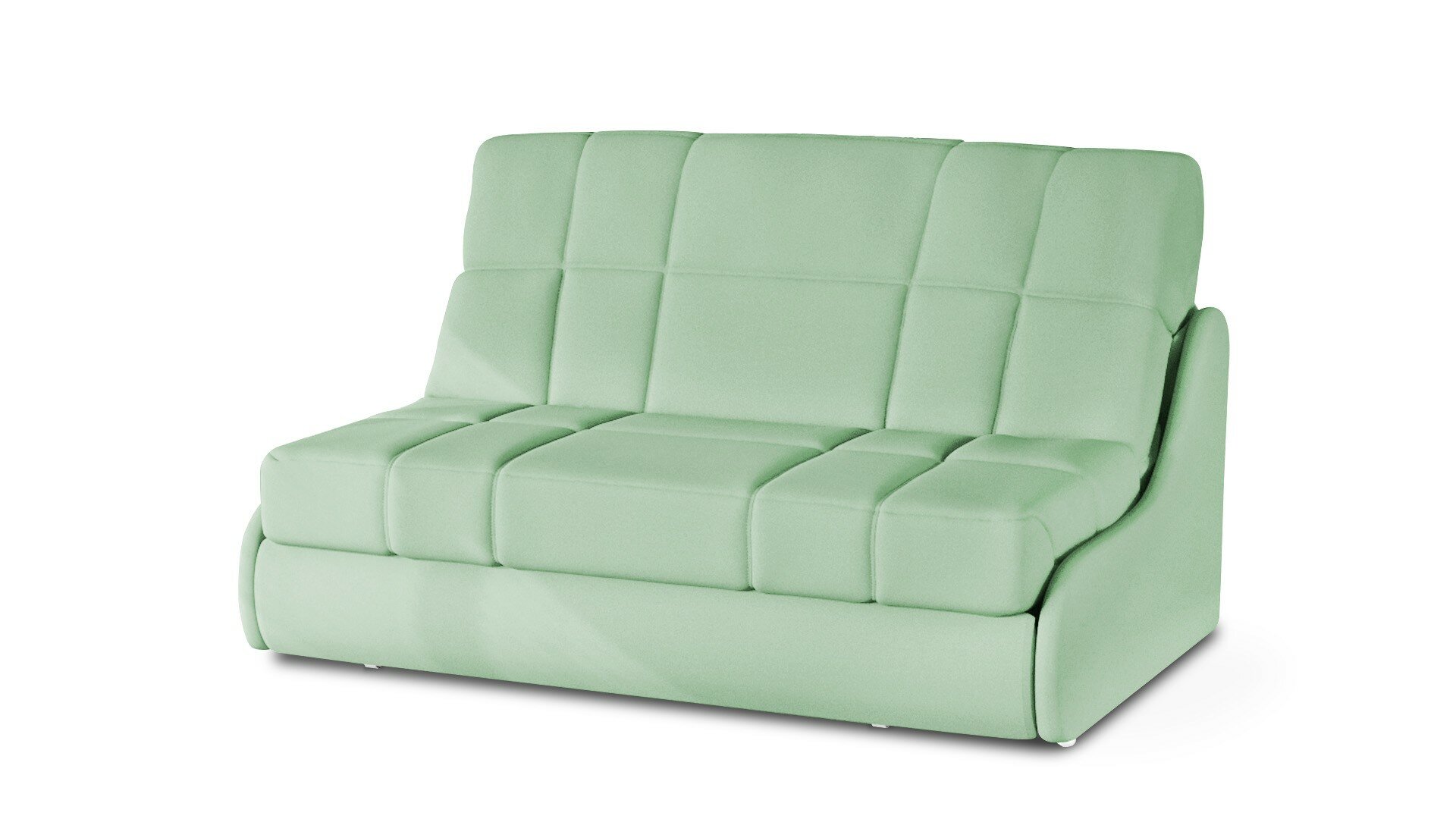 Диван Истван Лайт Vivaldi 09 NEW 151x105x88 см, зеленый Велюр, аккордеон GOODFORM