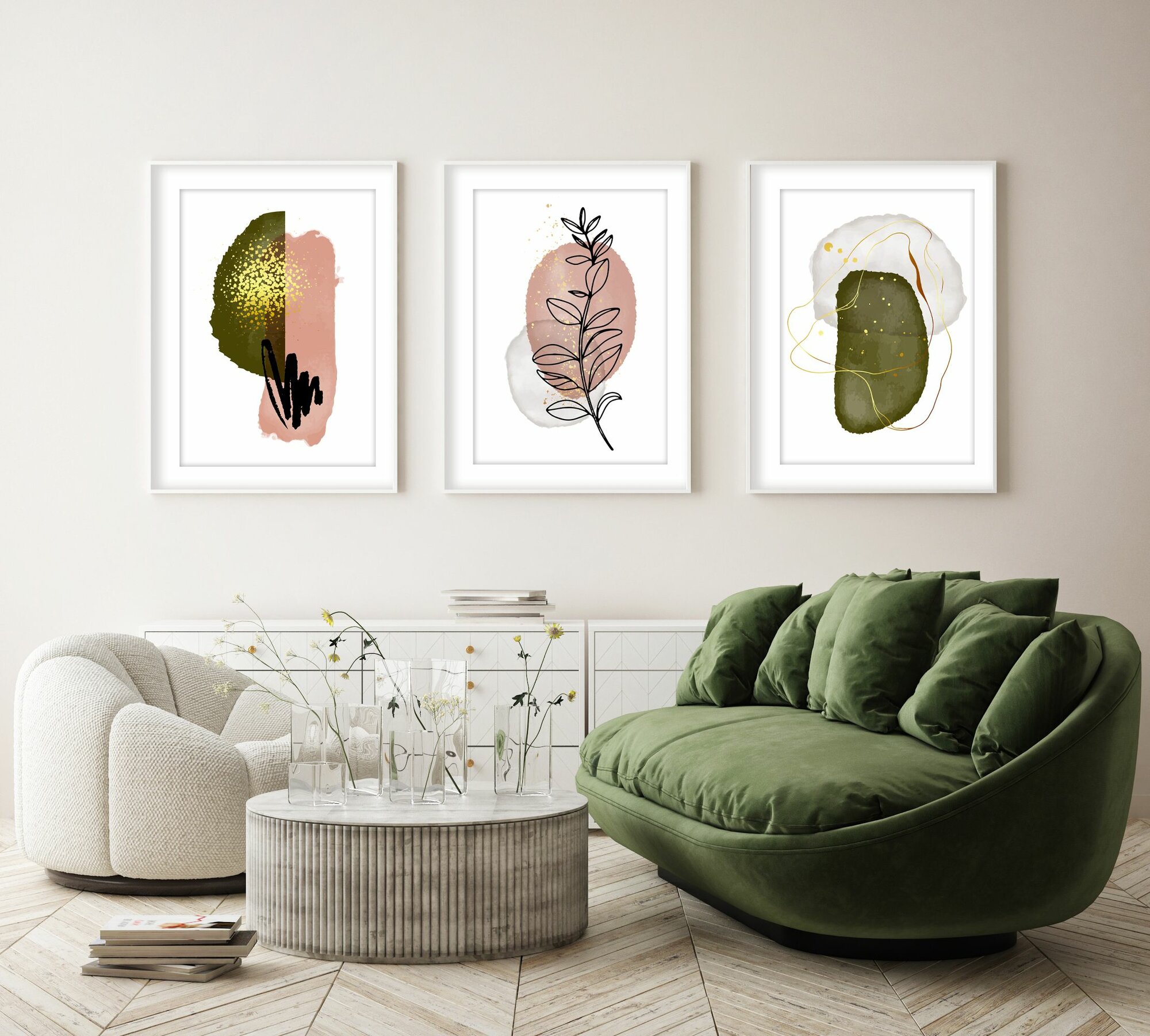 Постеры для интерьера на стену эстетика набор 30*40 см