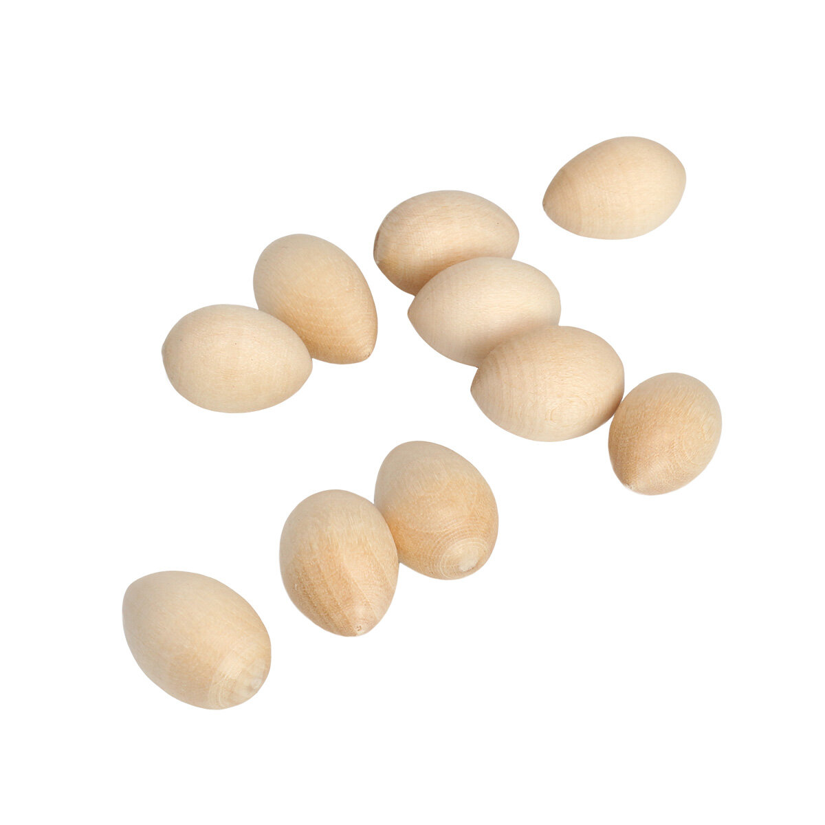 Деревянная заготовка Яйцо мини, 20*13мм. В комплекте 10 штук.