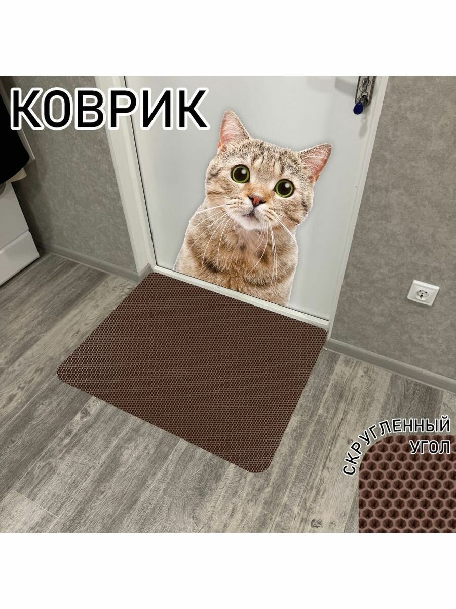 Коврик придверный в прихожую эва eva 80х40