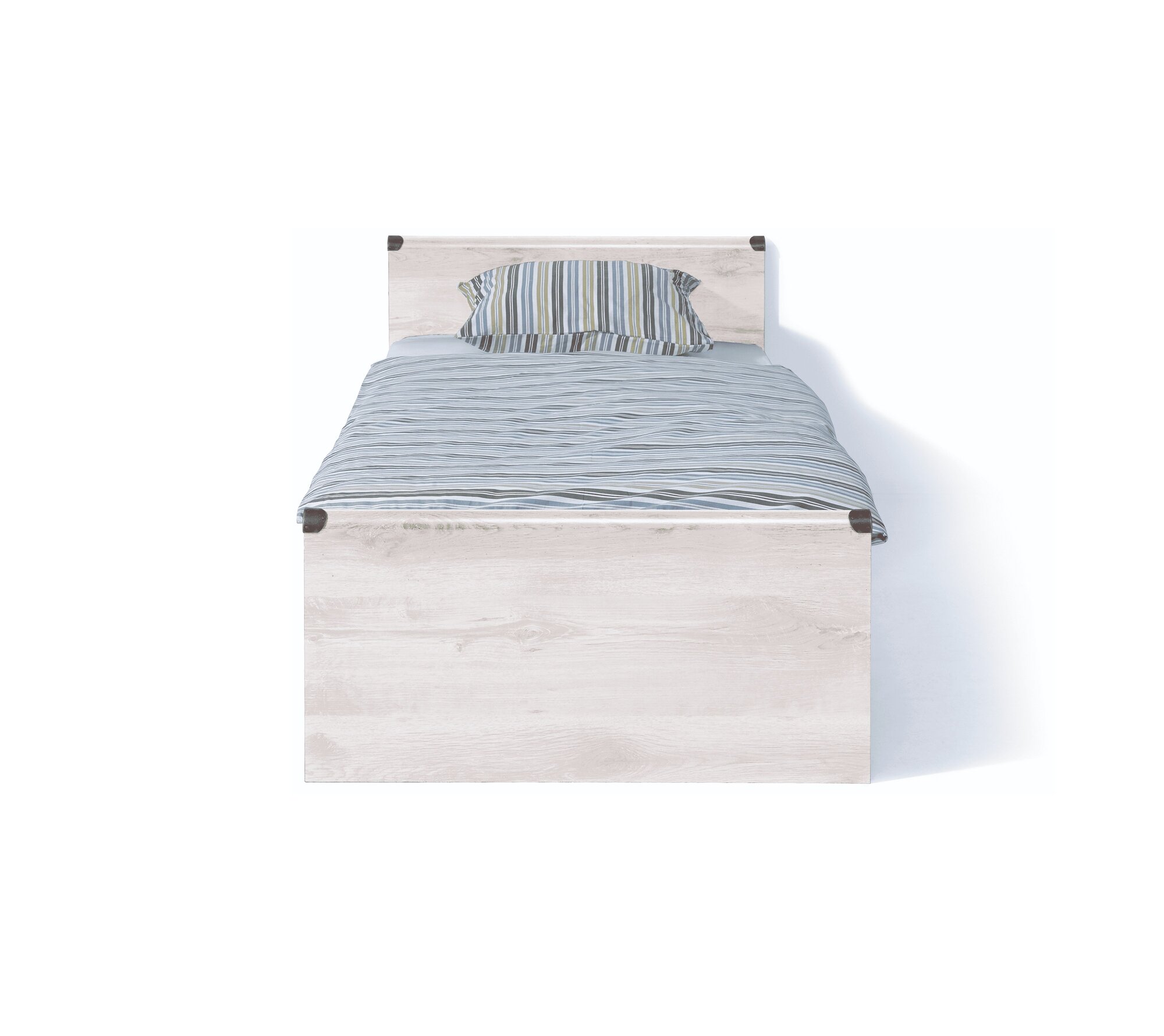 Кровать БРВ Мебель индиана JLOZ 90 Сосна каньйон Размеры: Высота 800мм Глубина 2065мм Ширина 965мм