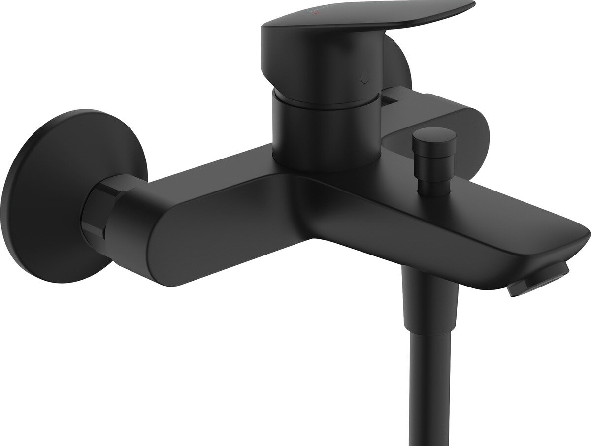 Смеситель для ванны Hansgrohe Logis 71400670, черный матовый