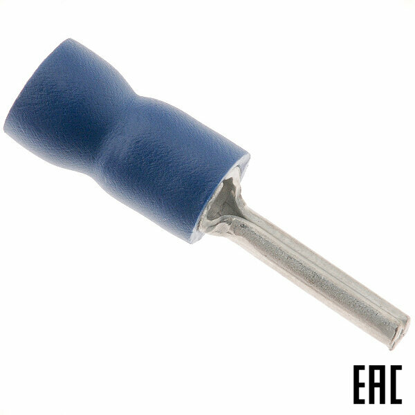 Наконечник 47492 НШкИ 2,5-12 штыревой круглый изолированный 1,5-2,5мм2, ПВХ (КВТ) (300 шт. в наборе)