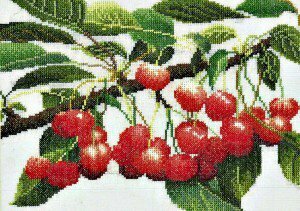 Thea Gouverneur Ветка вишневого дерева(Cherry Branch) лен 3014