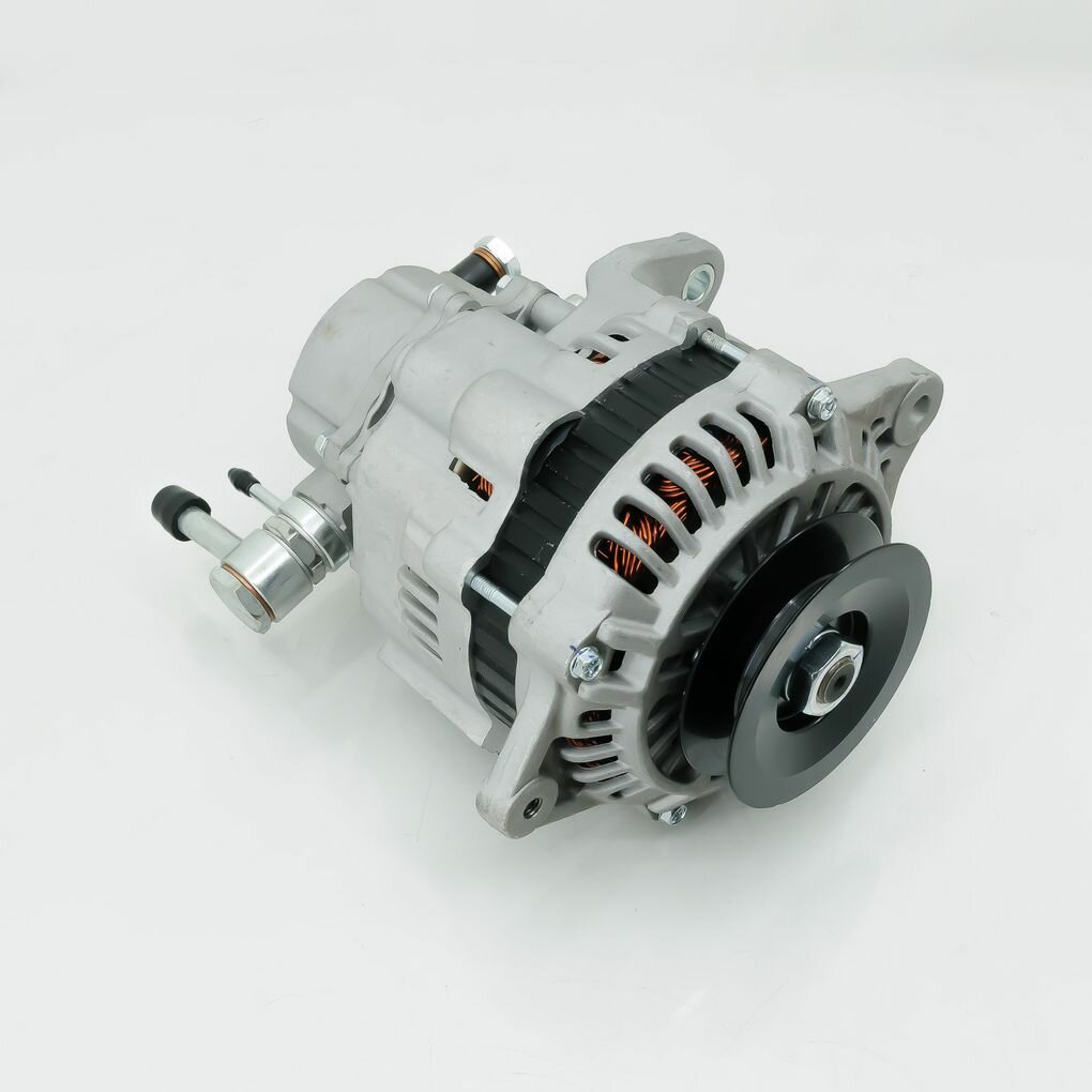 Генератор 24V MAZDA TITAN SL, TF, TM, вакуумник сзади, 1 клиновой, фишка овальная 2 контакта, 40Amp, KRAUF