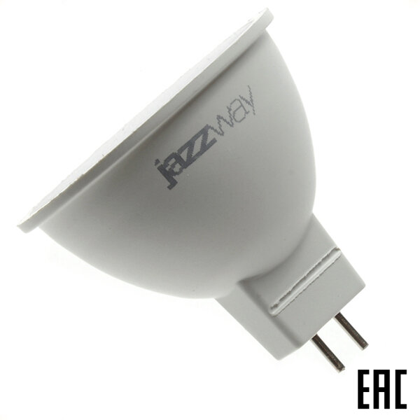 Лампа светодиодная MR16 т/б свет 7Вт 1033499 PLED-SP JCDR 230V 7W GU5.3 520Лм 3000К Jazzway (5 шт. в комплекте)