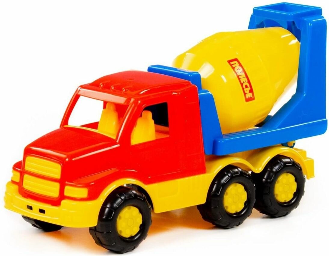Автомобиль "Бетоновоз Гоша", игрушечная машинка для детей, пластиковая игрушка для песочницы и дома, цвет микс