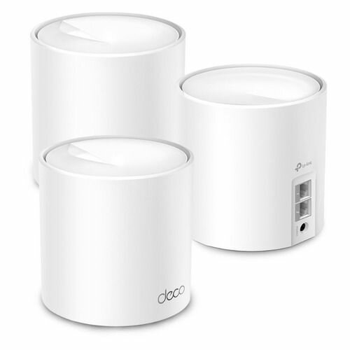 Бесшовный Mesh роутер TP-LINK Deco X10, AX1500, белый, 3 шт. в комплекте [deco x10(3-pack)]