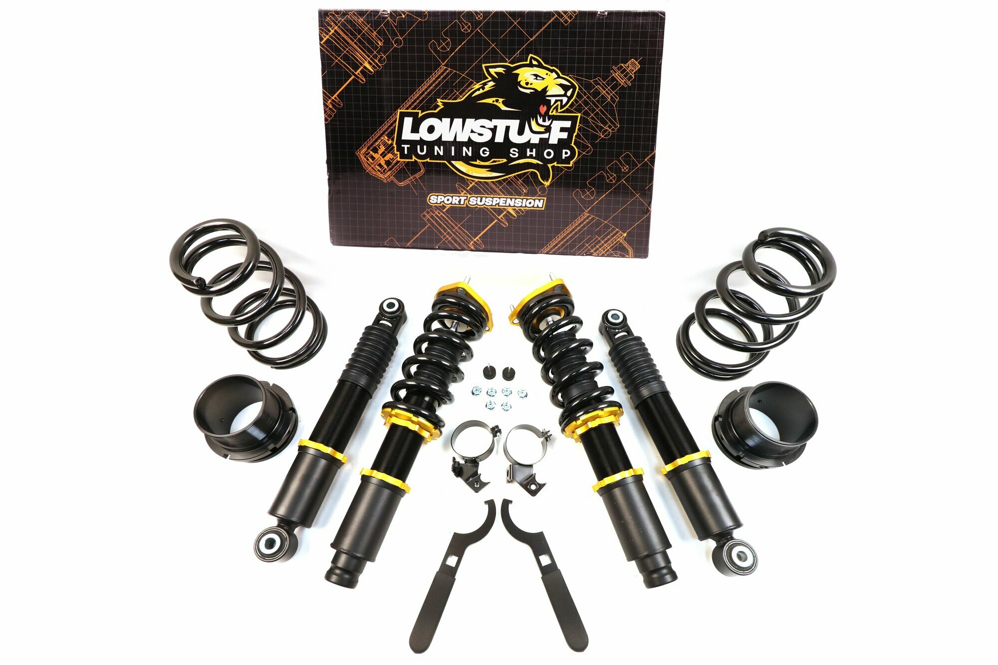 Винтовая подвеска Mazda 6 GH 2009-2011 фултап койловеры с регулировкой высоты и жесткости LOWSTUFF EVO-III LSCSMA113