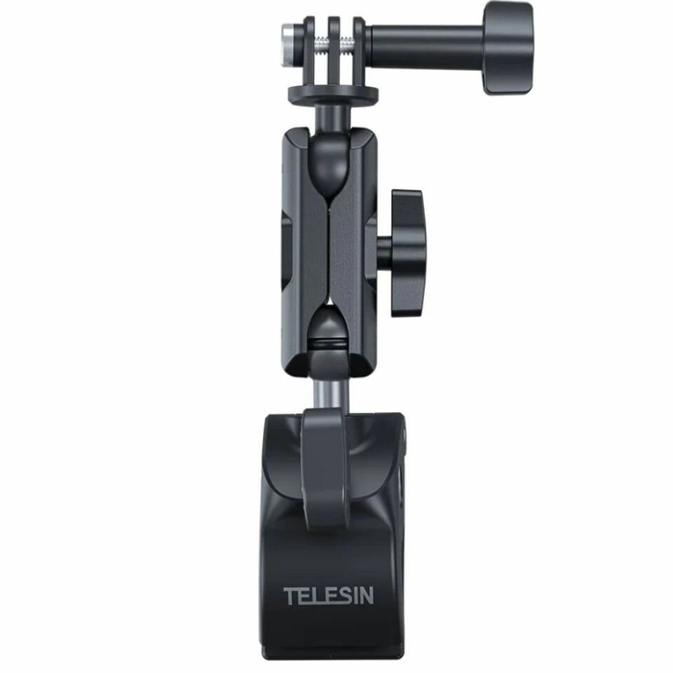 Прищепка струбцина Telesin c поворотной головкой для GoPro, DJI, Sony, Insta360 и т д.