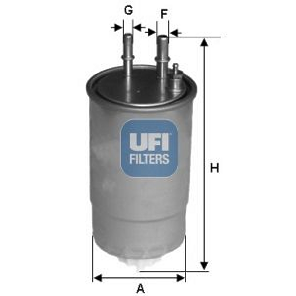 Фильтр топливный UFI арт. 24.117.00