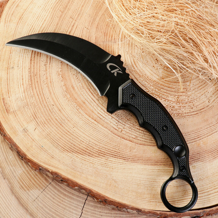 Нож-керамбит «Каратель», 22 см, клинок 111 мм/3.5 мм