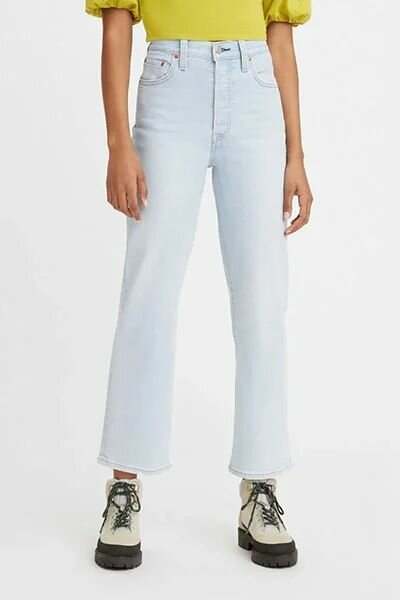 Джинсы мом Ribcage Straight 