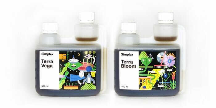 Комплект удобрений Simplex Terra Vega и Terra Bloom (по 0.5 л)