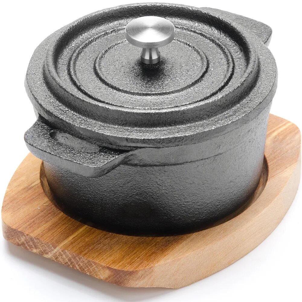 Кастрюля чугунная 0.24 л, 10 см