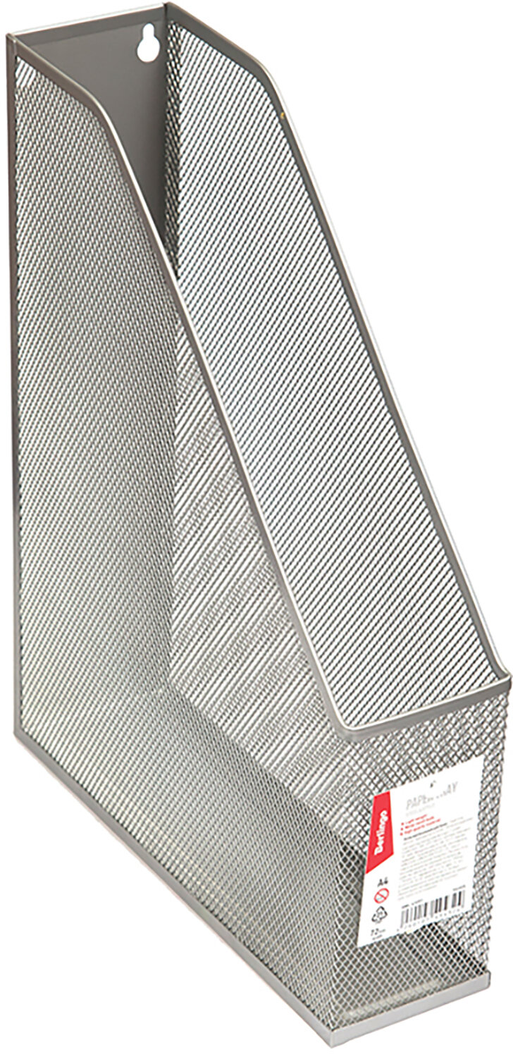 Лоток для бумаг Steel&Style, вертикальный, серебристый