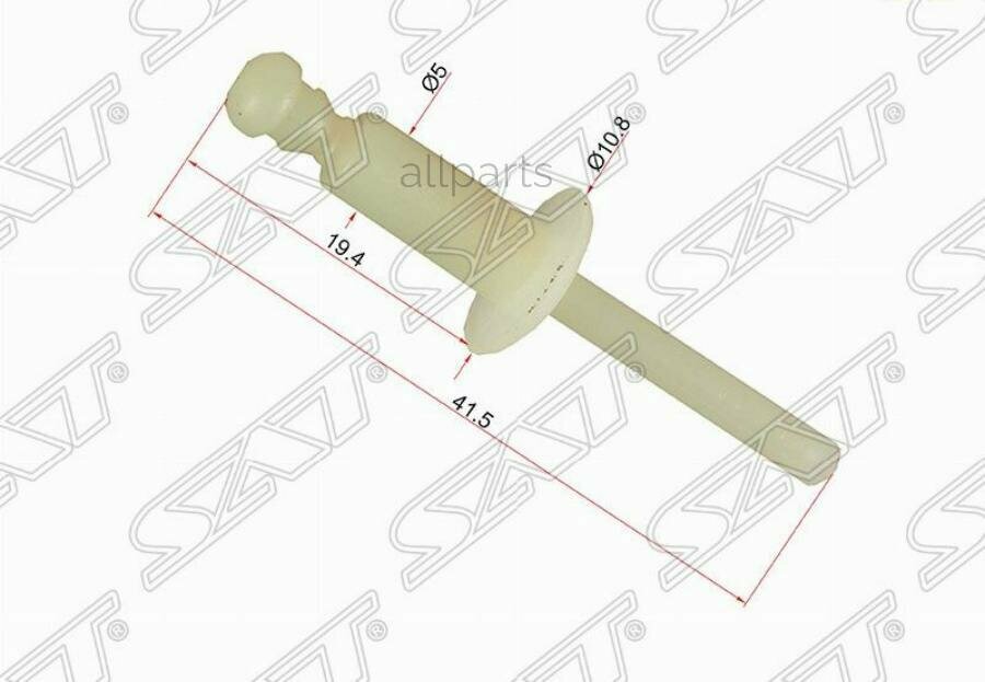 SAT ST-M11521 Клипса (заклепка пластиковая (Продажа по 10шт))