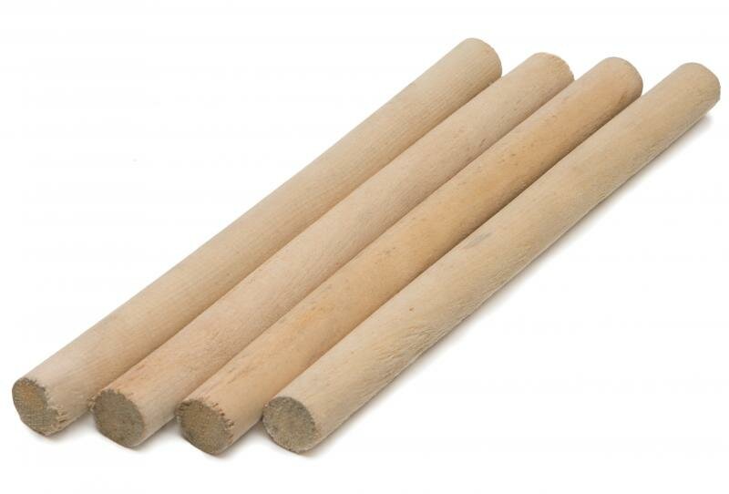 Черенок березовый ф60мм,1,5м, 3шт упак.