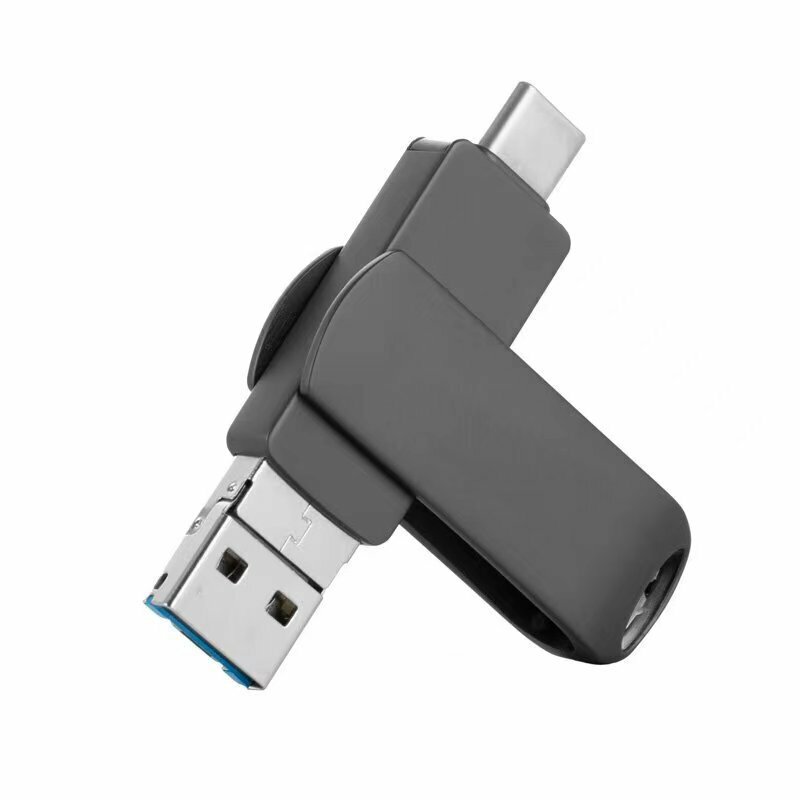 4-в-1 USB-флешка для мобильного телефона 256 ГБ Type-C Android компьютер с двойным интерфейсом, большой емкости, высокоскоростной USB-накопитель