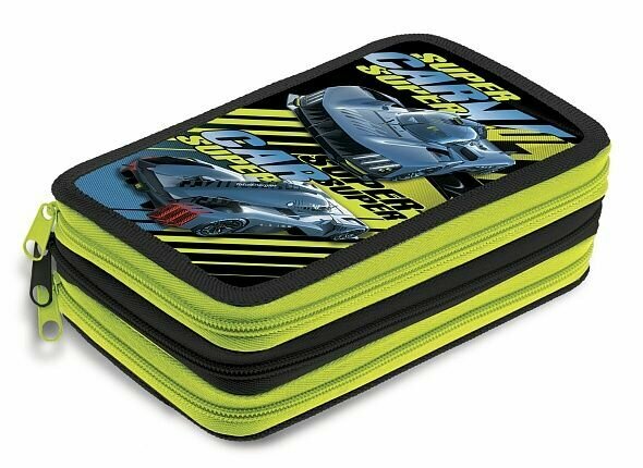 Пенал 3секц. д/мал. 190*110 "Суперкар"на молнии