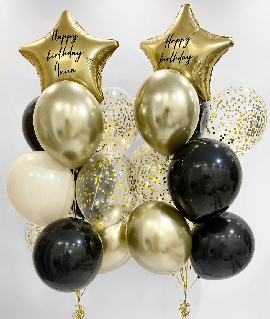 Фонтан из шаров с гелием для друга