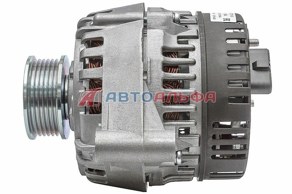 Генератор 28В 125А КАМАЗ дв. Евро 3,4 (6-ручьевой шкив) (прамо)
