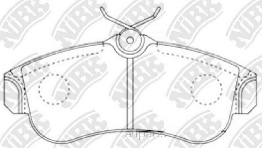 NIBK PN2180 NiBK Колодки тормозные дисковые PN2180