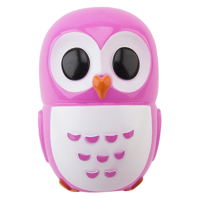 Leek Сова LED 0,6Вт ночник из пластика розовый - светодиодный декоративный светильник
