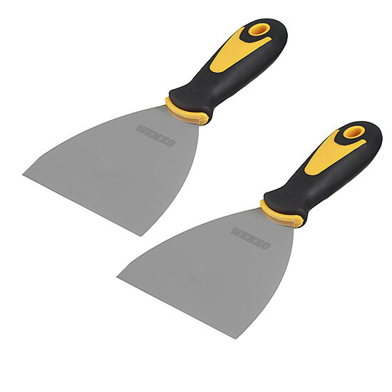 Шпатель малярный 100 мм с эргономичной ручкой (2 шт.)
