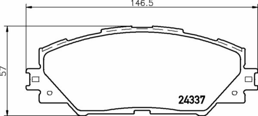 NISSHINBO NP1058SC Колодки тормозные дисковые Strong Ceramic | перед |