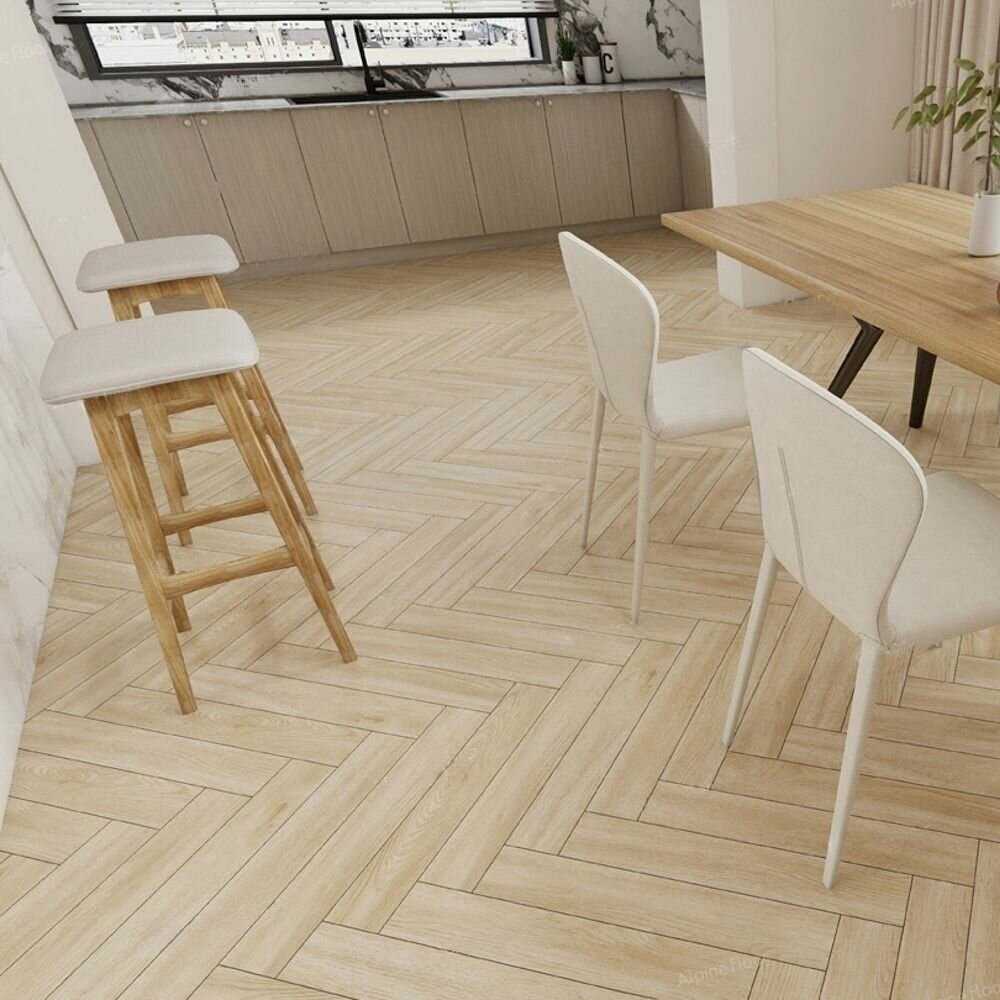 Ламинат Alpine Floor Herringbone 12 ёлка LF105-04 Дуб Эльба (600х100х12), 1,32 м2