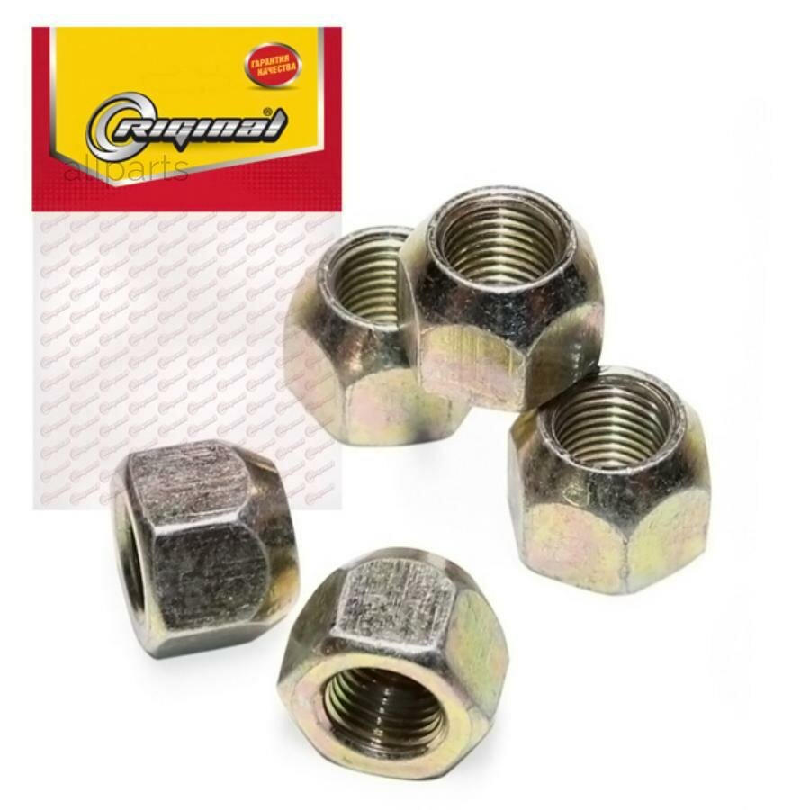 RIGINAL RG31513101040 Гайка колеса для а/м Г-2410,2217,3102,31029 УАЗ-3151,31519 Хантер (к-т 5 шт.) Riginal RG31513101040